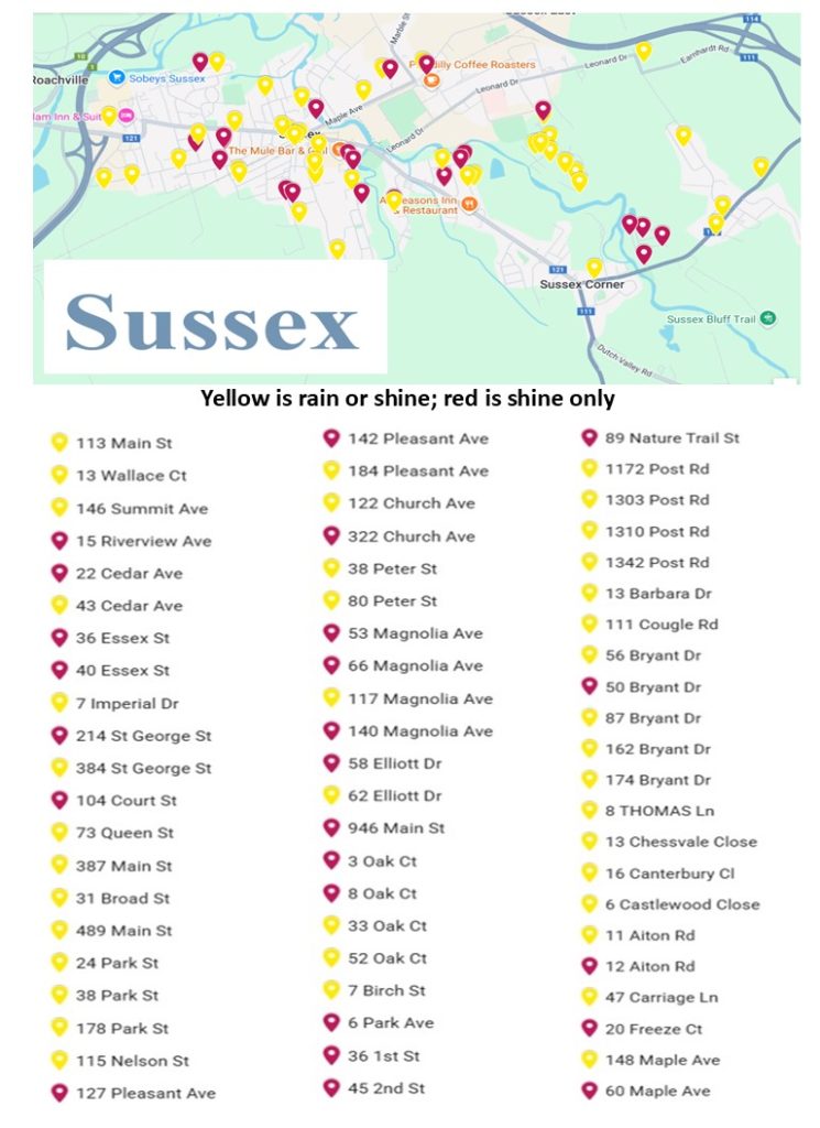 Town Wide Yard Sale - Sussex, New Brunswick